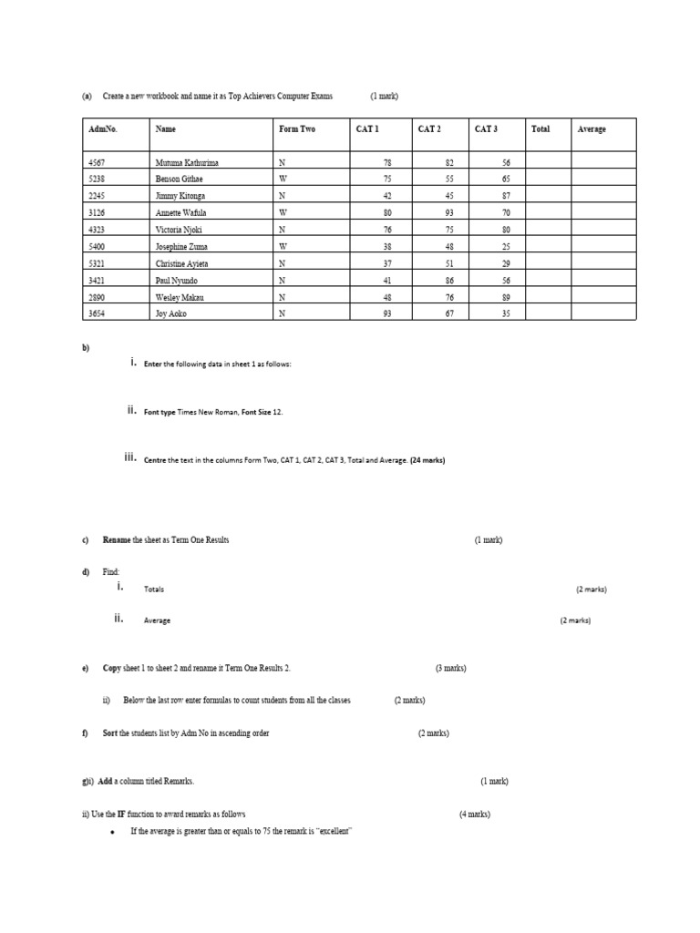 Excel and Database | PDF | Table (Database) | Databases