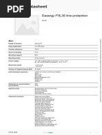 Easergy P3 Protection Relays - P3U30 | PDF | Relay | Power Supply