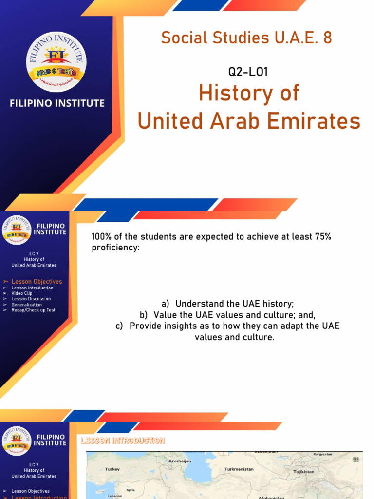 Q2_LO1_History of UAE | PDF | Humanities Education