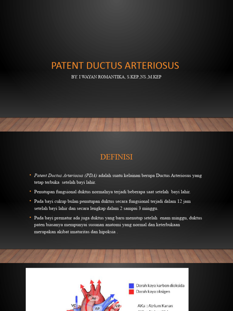 Pemahaman tentang Patent Ductus Arteriosus | PDF | Sains & Matematika
