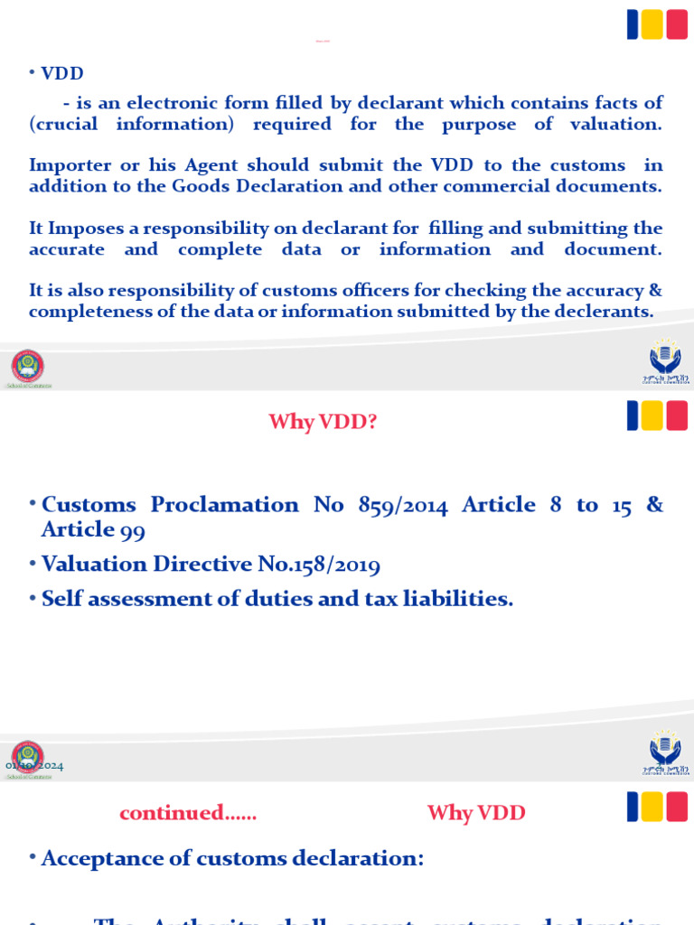 Part IV VDD | PDF | Customs | Valuation (Finance)