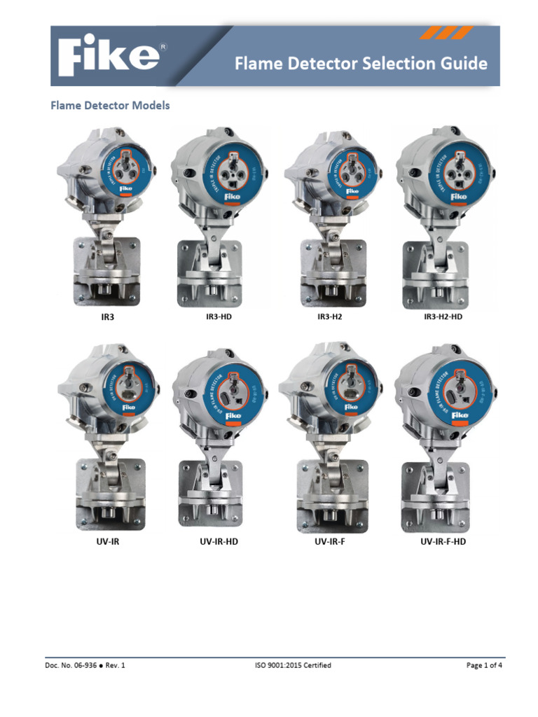 Flame Detector Fike | PDF