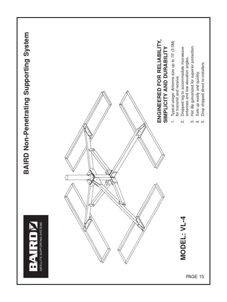 2.4M Ku Double Tray NPRM Manual | PDF | Antenna (Radio) | Equipment