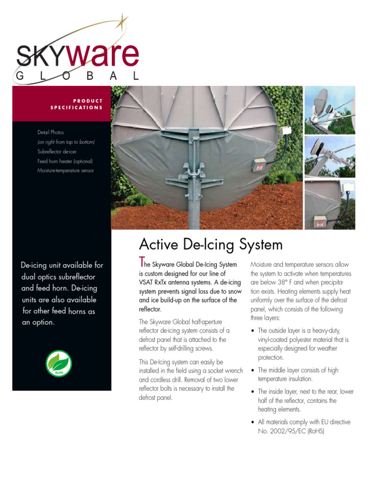 De Icing System | PDF | Equipment | Manufactured Goods