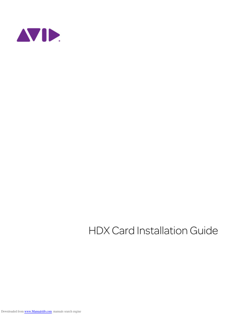 hdx_card | PDF | Analog To Digital Converter | Sound Technology