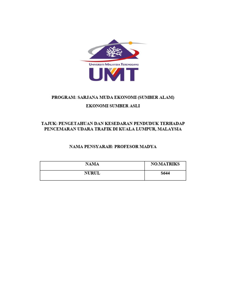 ASSIGNMENT INDIVIDU SUMBER ASLI | PDF