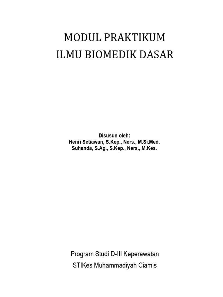 Buku Panduan Praktikum IBD 2021 | PDF