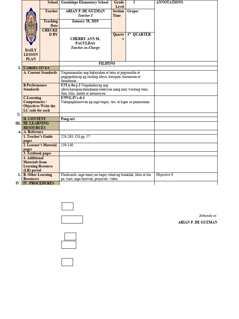 FIL 3 - Q4 - CO LP With Annotations | PDF