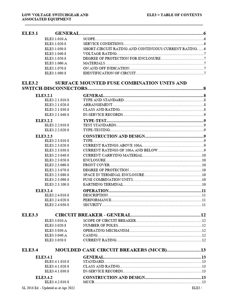 ELE3-18 MostUpdated 04052022 | PDF | Fuse (Electrical) | Relay