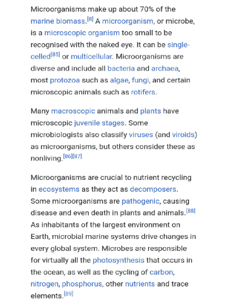 Marine Microorganisms | PDF