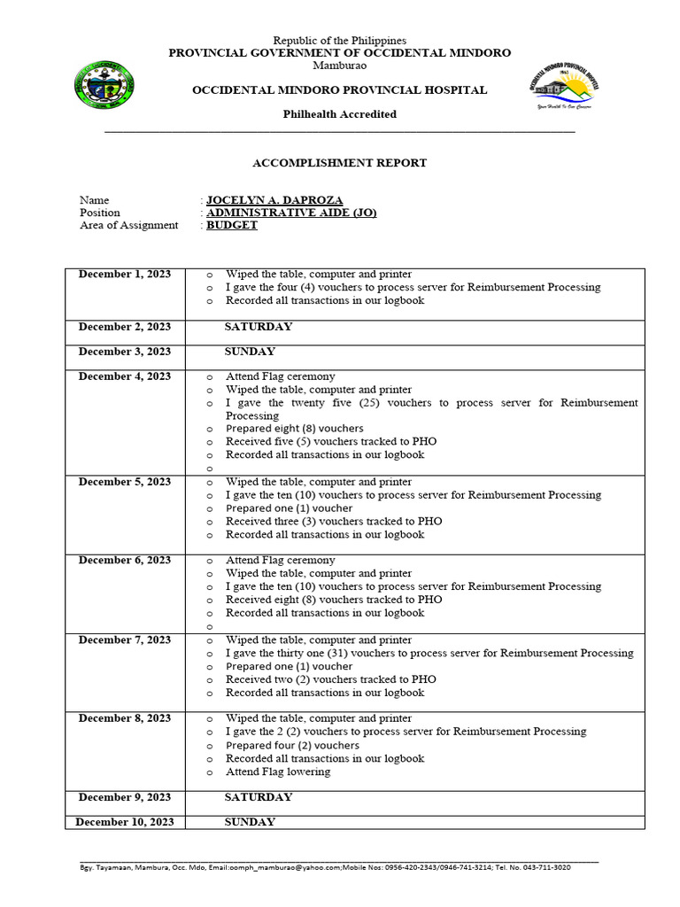 Accomplishment | PDF | Computing