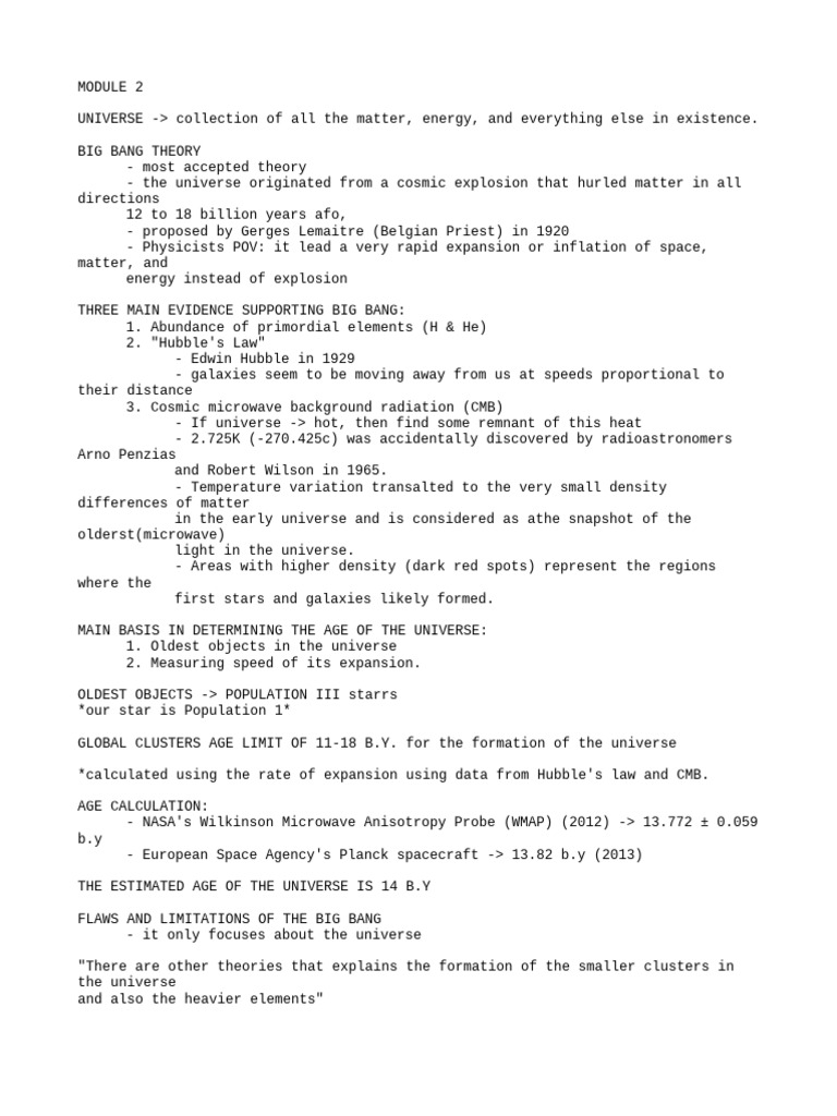 Module 2 Notes | PDF