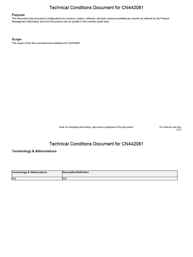 D001403520 Rev A TCD For iCT Upgardes CN9A | PDF | Specification (Technical Standard) | Ct Scan