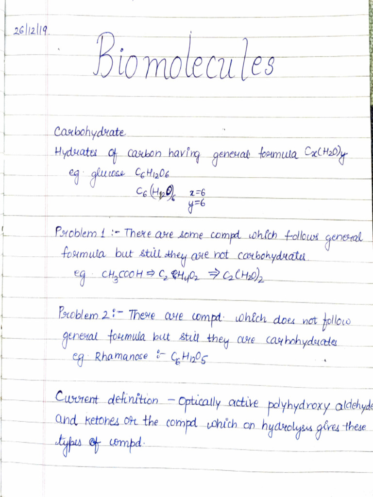 12th Chapter-14 Biomolecules | PDF