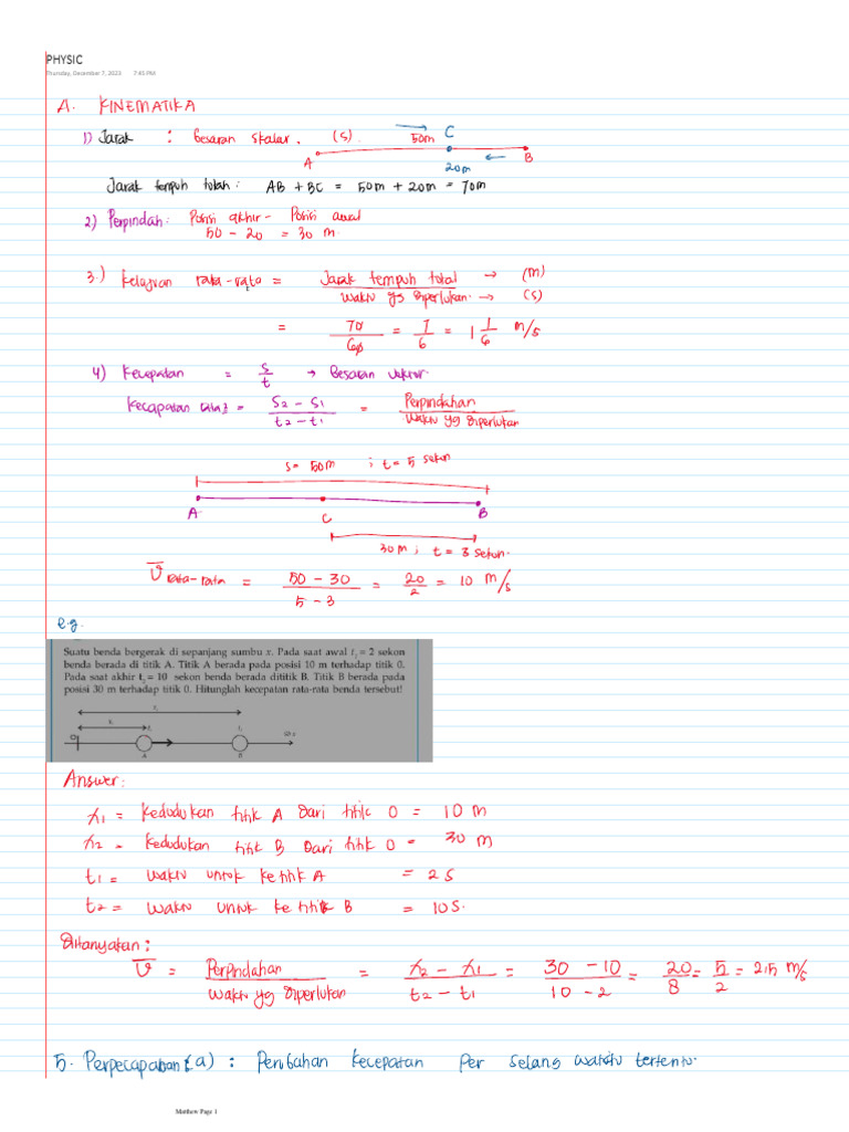 Physic For Grade 9 | PDF