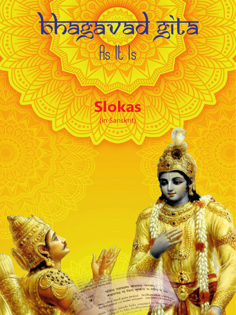 BG Sloka in Sanskrit (Hindi) | PDF