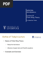 Prandtl's Lifting Line Theory | PDF | Lift (Force) | Chemical Engineering