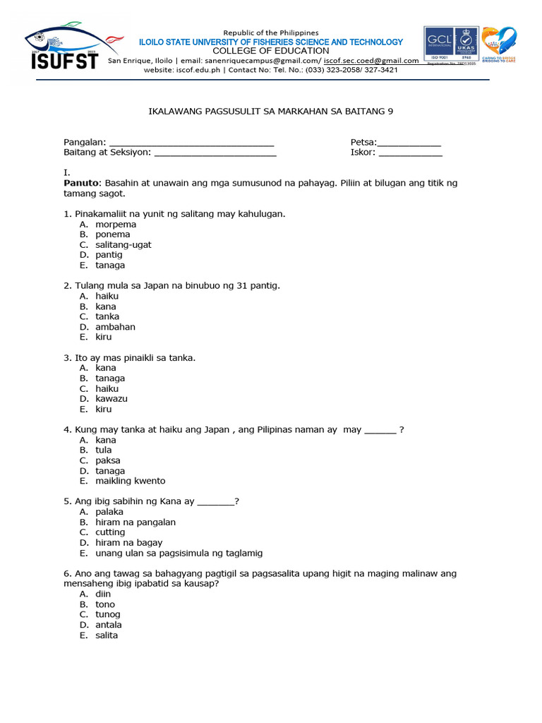 Final Output Assessment 2.0 Done | PDF