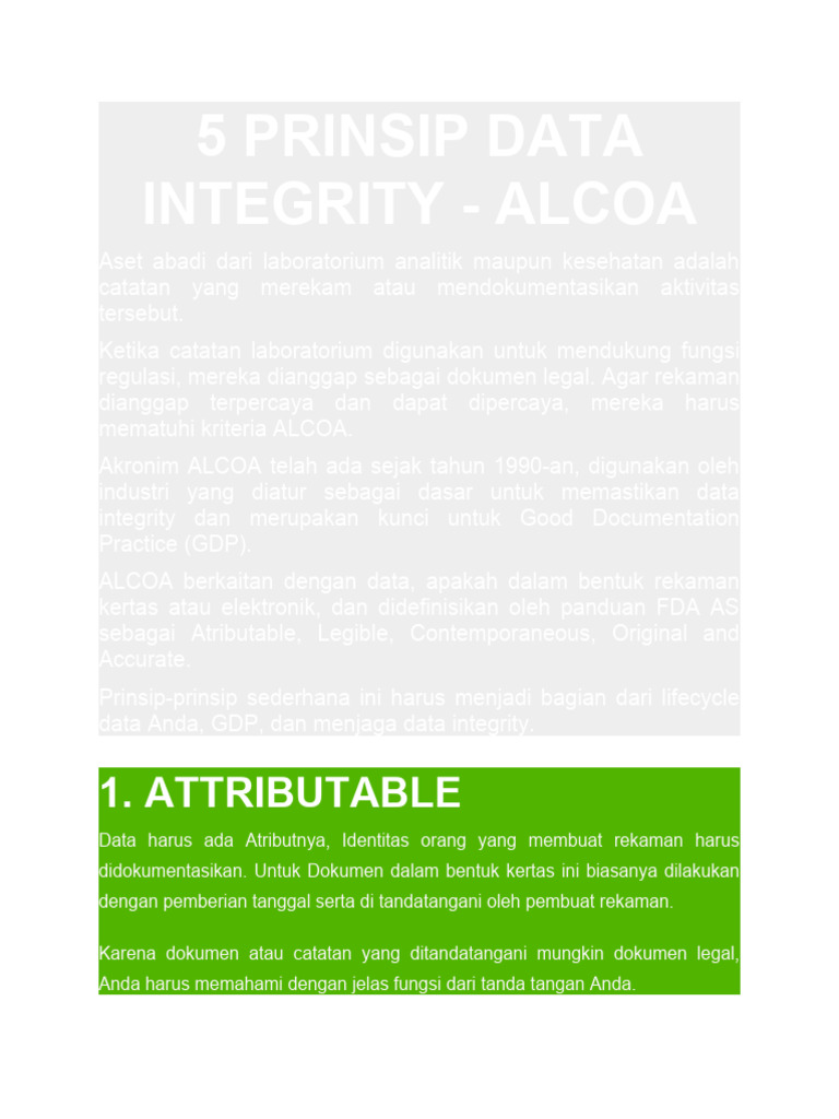 ALCOA | PDF | Komputer | Teknologi & Rekayasa