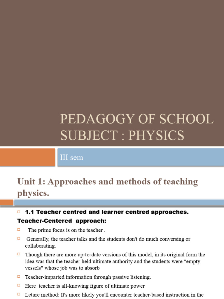 Pedagogy of School Subject | PDF | Learning | Teachers
