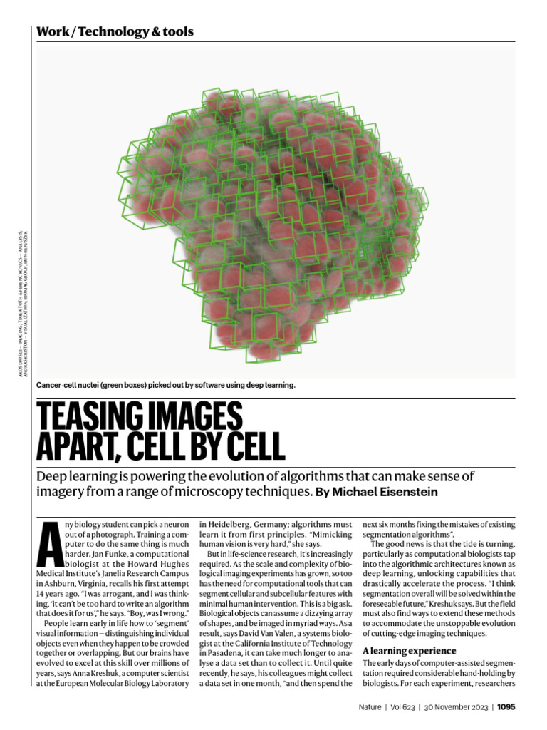 Teasing Images Apart, Cell by Cell | PDF | Deep Learning | Image ...