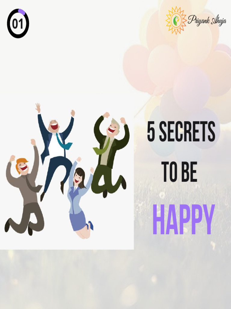 5 Secrets To Be Happy | PDF
