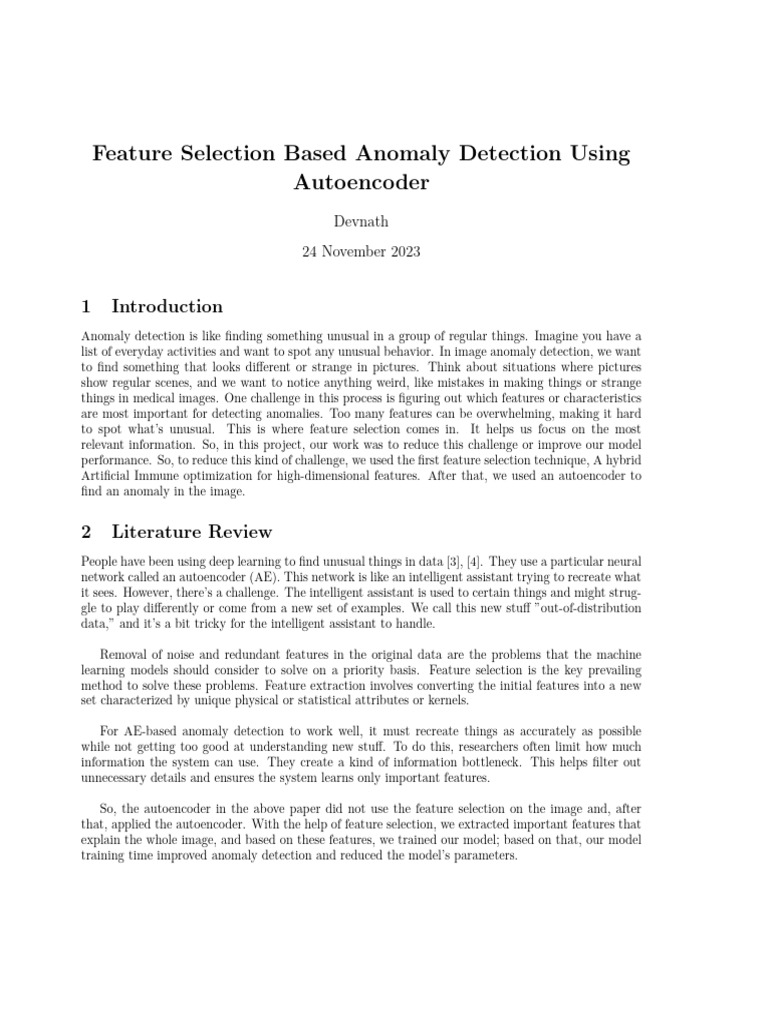 Anomaly Detection | PDF | Cognition | Cognitive Science