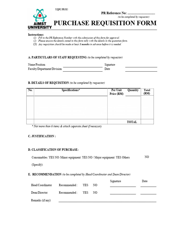 Requisition Form 27 | PDF | Economies | Business