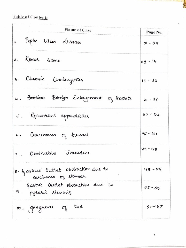 Surgery Long Case | PDF