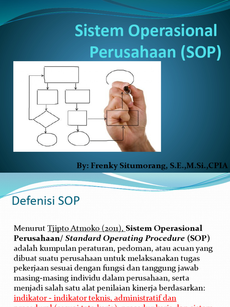 SOP: Panduan Operasional Perusahaan | PDF
