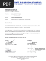 Uniform Receipt Acknowledgement | PDF