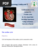 A-Level Biology: Cardiac Cycle | PDF | Ventricle (Heart) | Diastole
