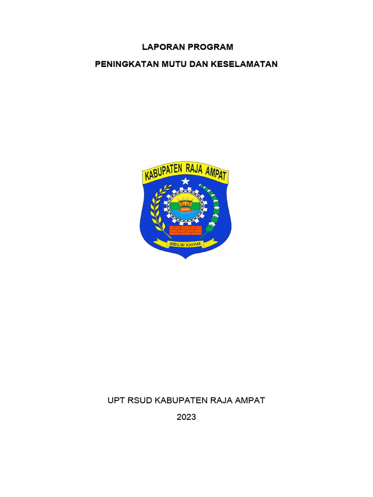 PMKP Laporan Kegiatan PMKP | PDF