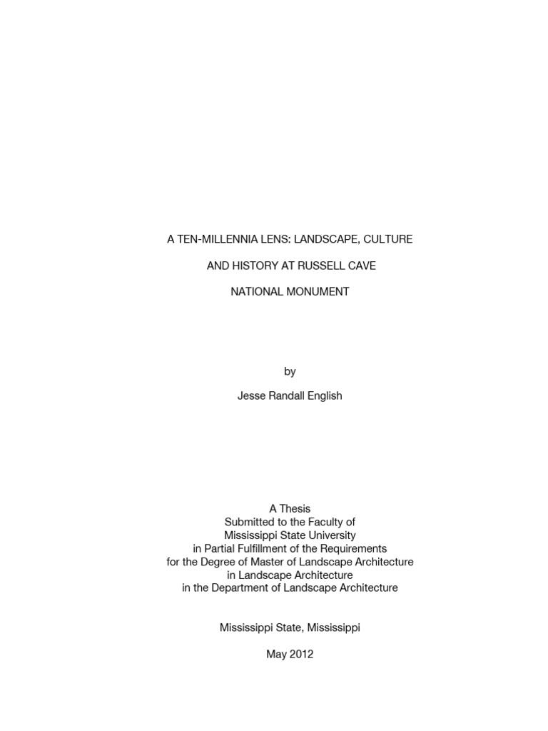 A Ten-Millennia Lens Landscap | PDF | Landscape | National Park Service