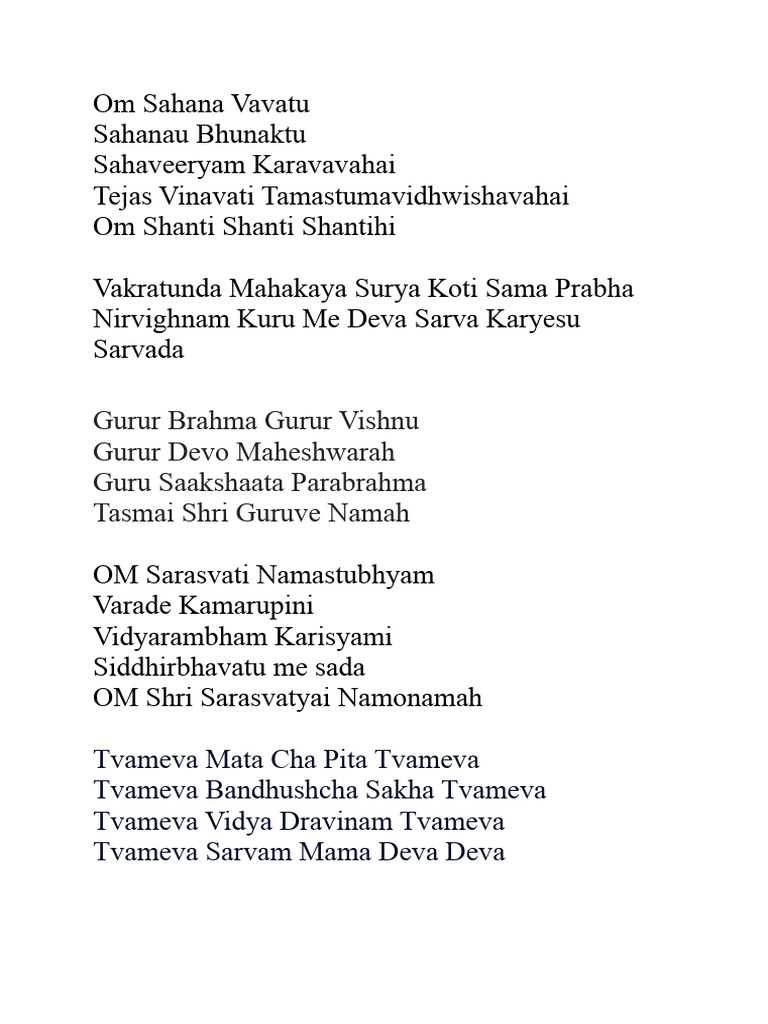 Prayer Chanting Book | PDF