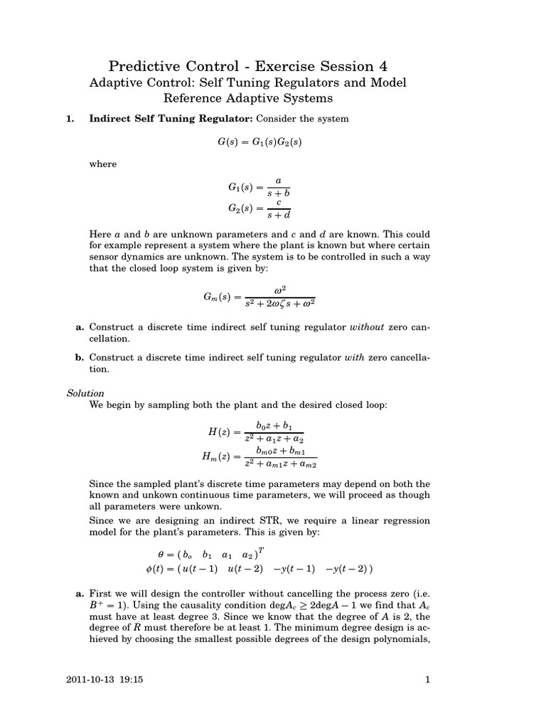 Ex 4 Sol | PDF | Equations | Regression Analysis