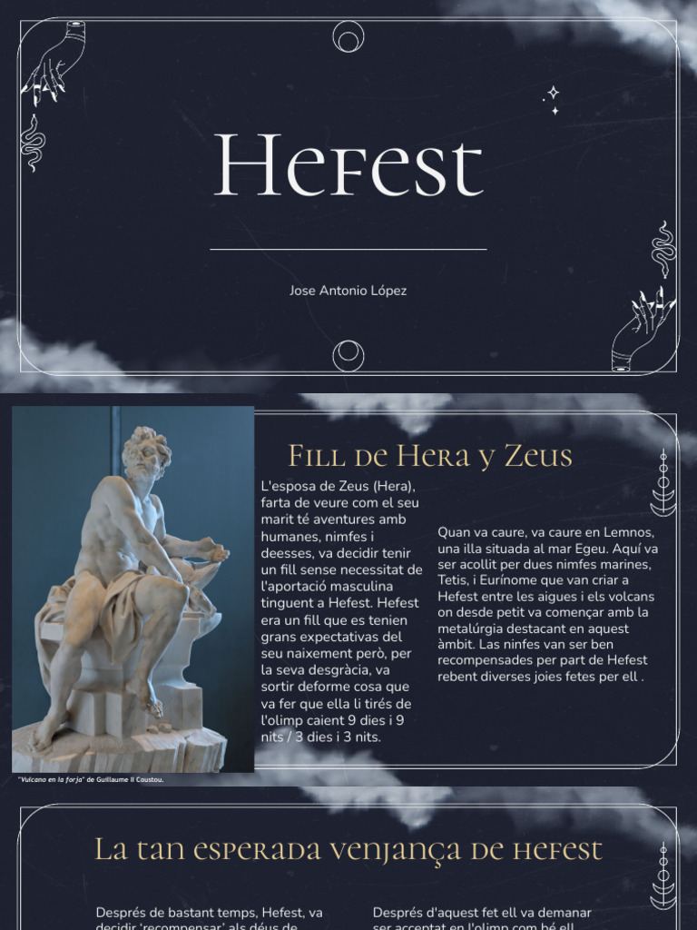 Presentació Hefest (Historia de L'art) | PDF