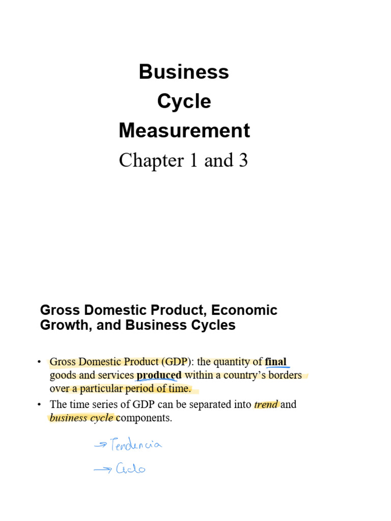Understanding Business Cycles and GDP | PDF | Business Cycle | National ...