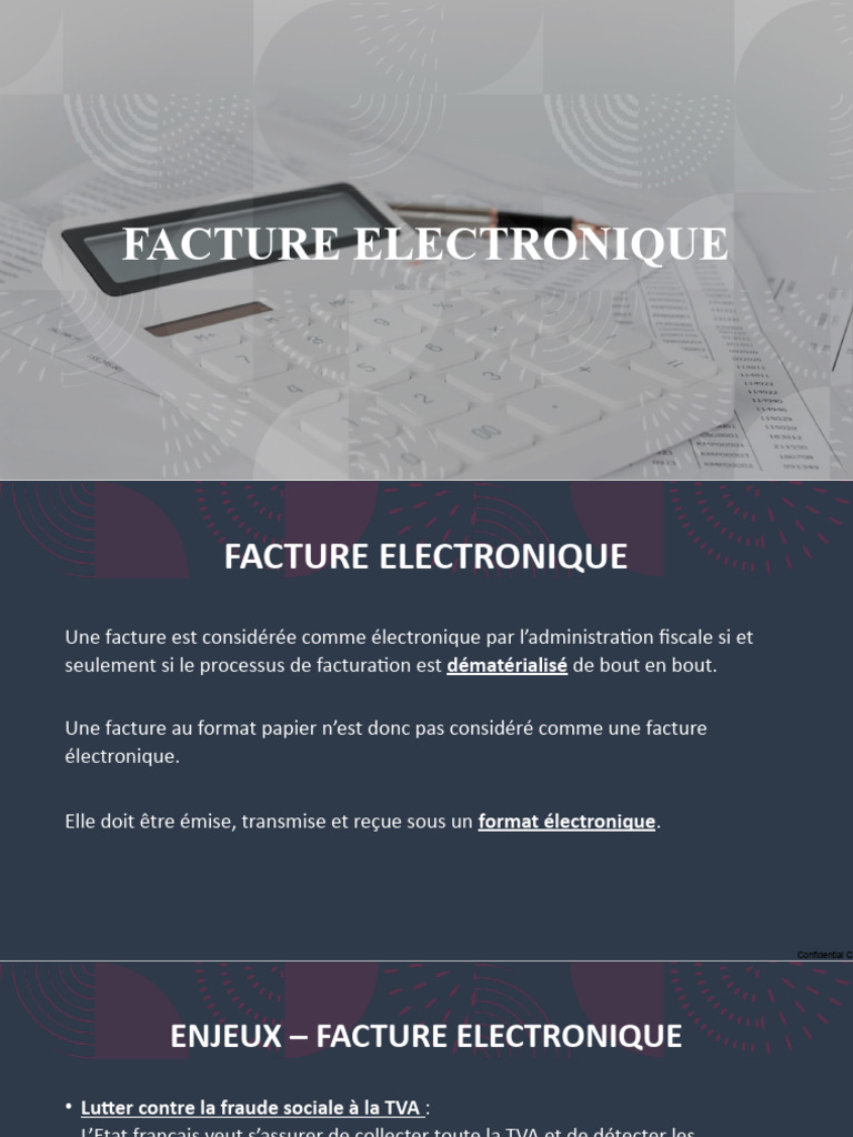 Facture Electronique | PDF | Facture | Informatique