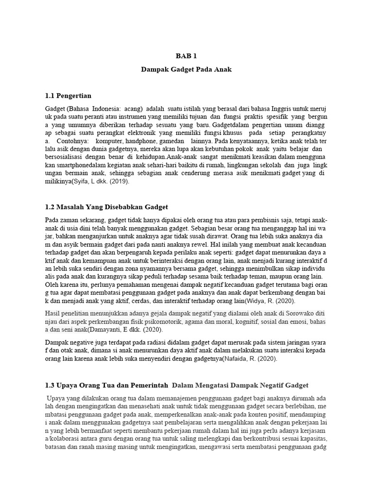 Bab 1 + Bab 2 Zaki Fix | PDF