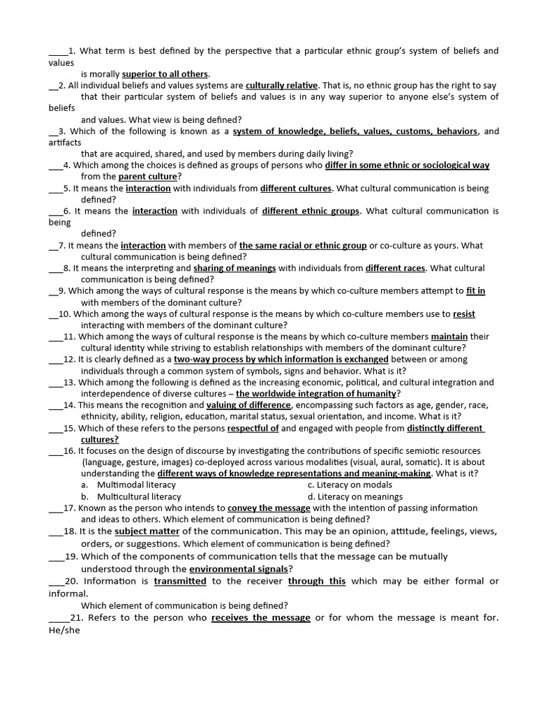 GEC 4 Reviewer | PDF