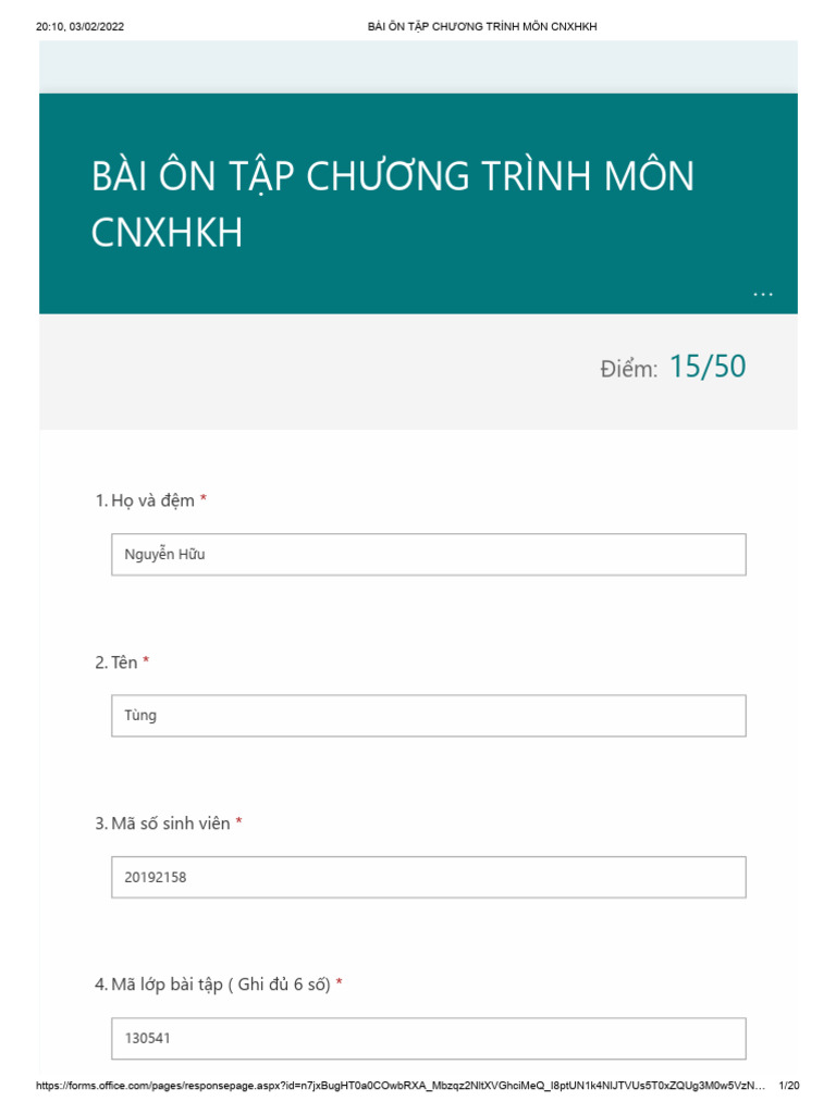CNXH KH Dũng H T Nhân Đã G P | PDF