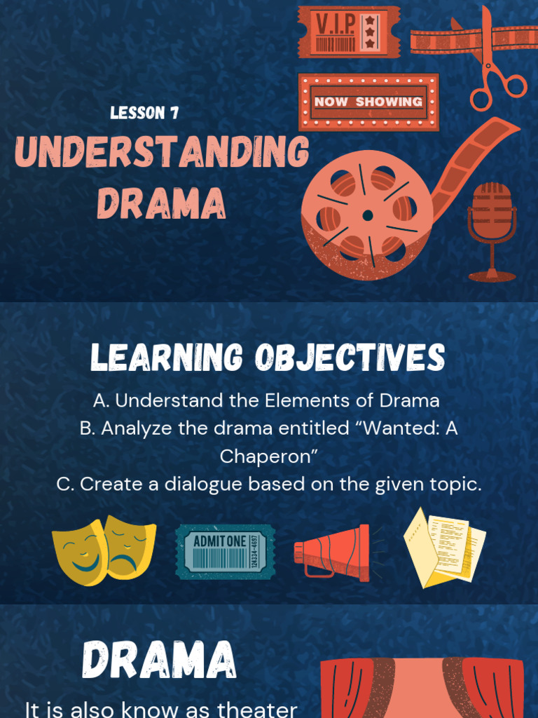 Lesson 7 Elements of Drama | PDF