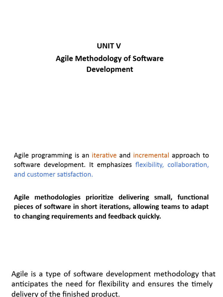 Agile Development | PDF | Scrum (Software Development) | Agile Software Development