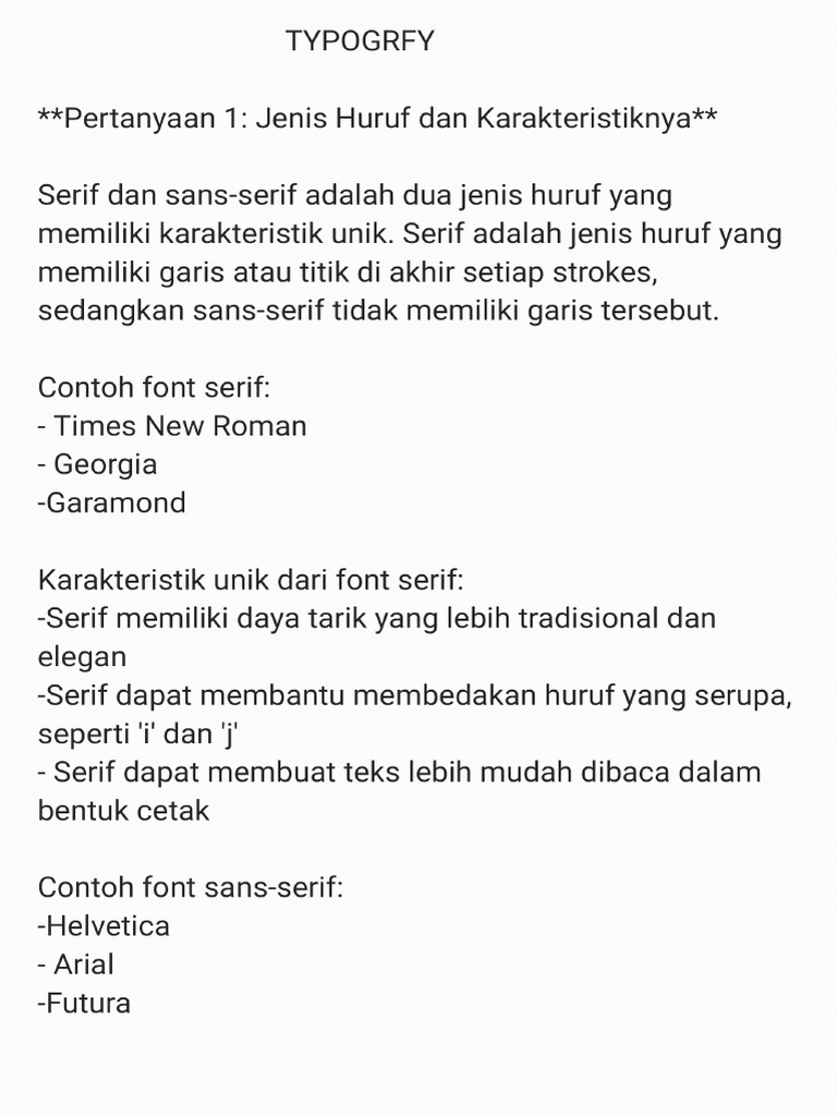 Typografi | PDF