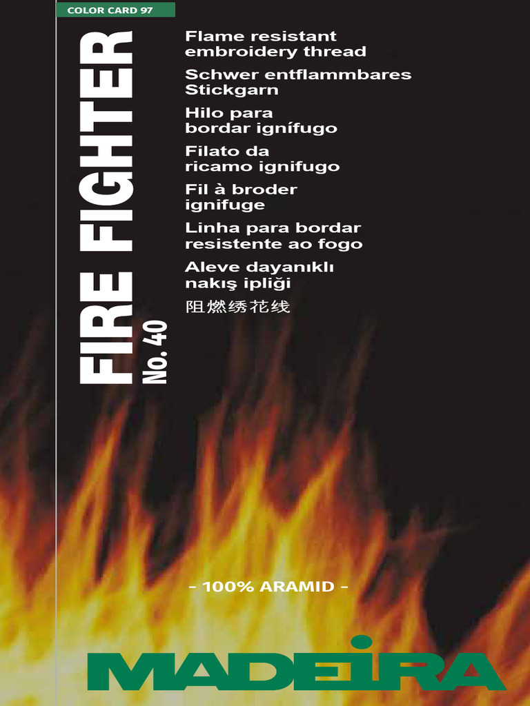 Madeira Firefighter Shade Card | PDF | Plastique | Polymère