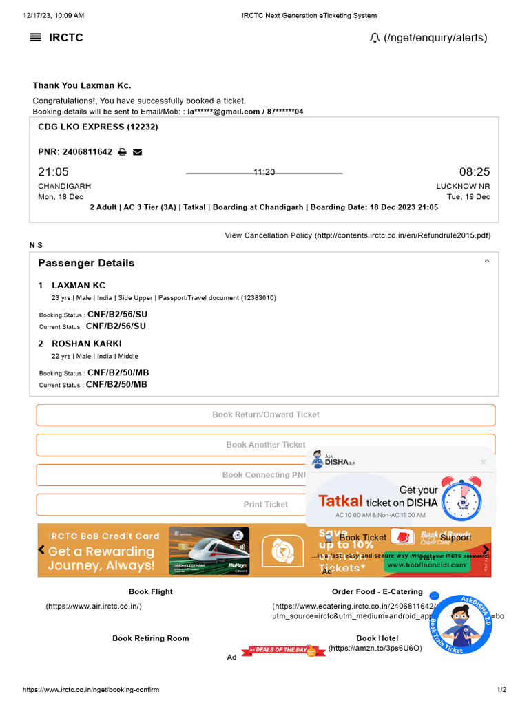 Irctc Next Generation