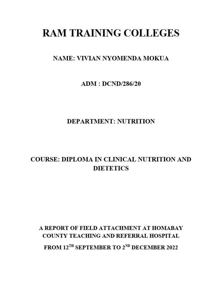 Vivian Ram Training College | PDF | Hospital | Patient
