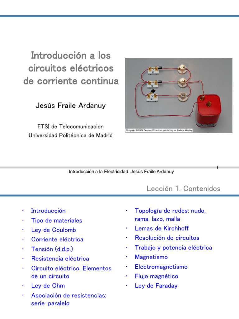 T - 1 - 0 - Introducción - A La Electricidad | PDF | Electricidad ...