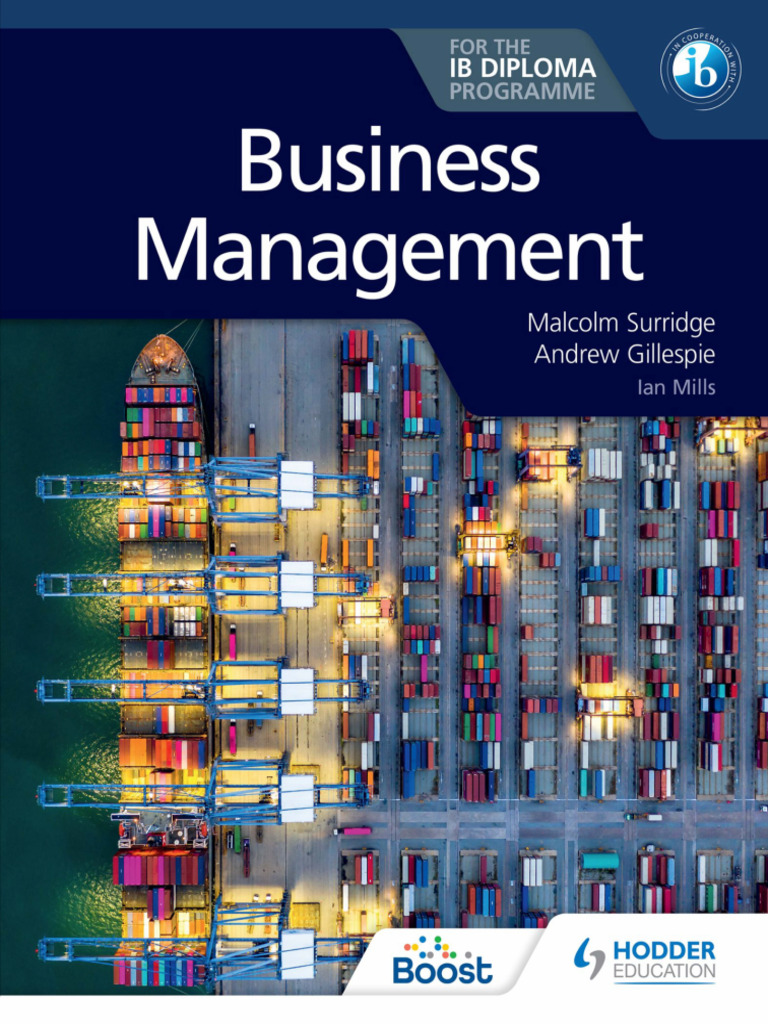 IB Business Management - Hodder Textbook | PDF | Cost Of Living | Risk